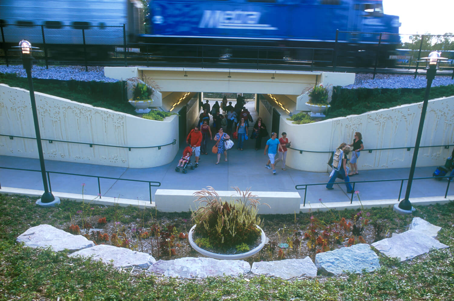 Ravinia Festival_ Railroad Bridge and Pedestrian Underpass underpass 1 ...